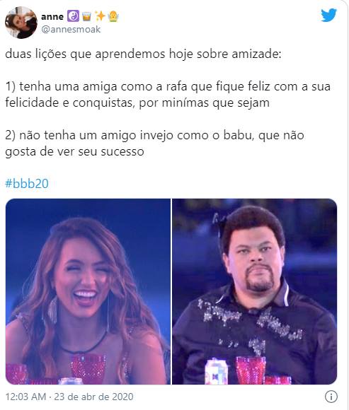 BBB20. Babu não reconhece Dua Lipa e vira meme na web | Metrópoles