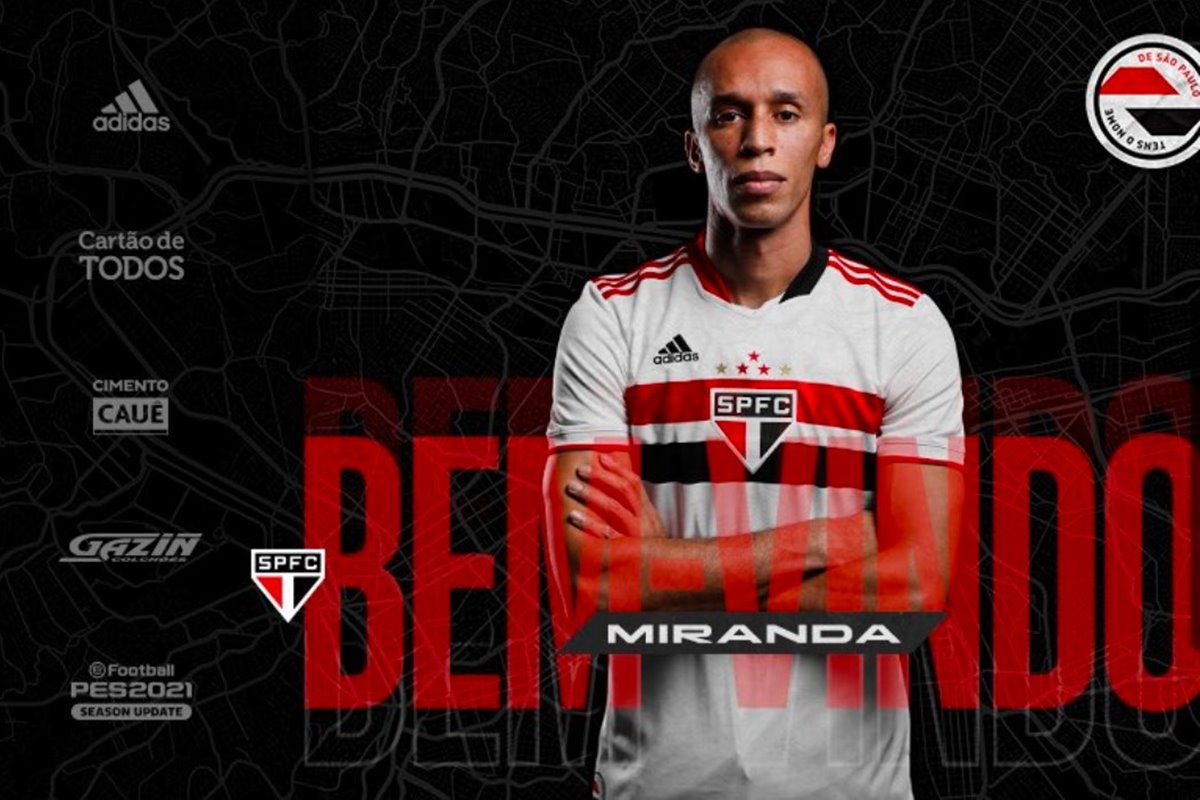 Miranda é anunciado como reforço e volta ao São Paulo após 10 anos ...