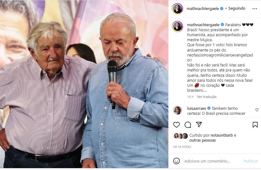 Jornalista da Globo comemora tratamento pacífico em ato pró-Lula ...