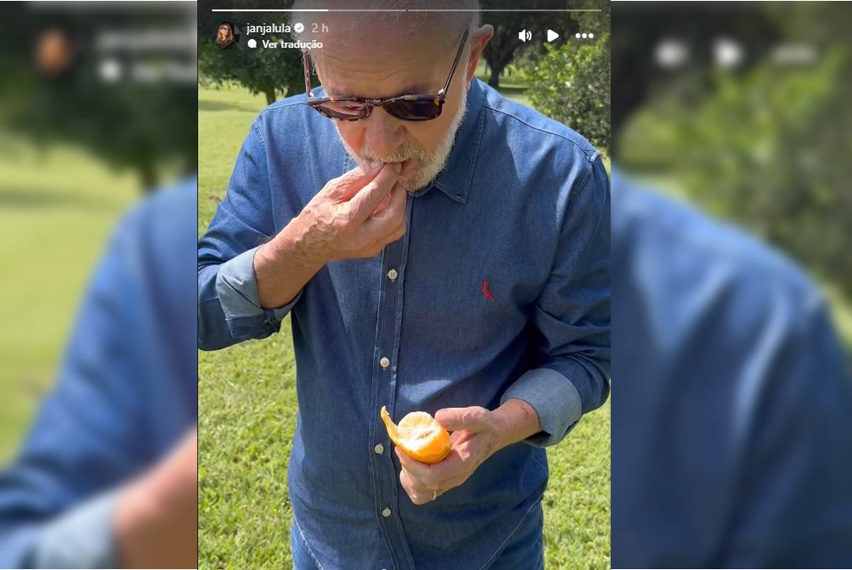 Janja publica vídeo de Lula chupando mexericas em pomar no Alvorada ...