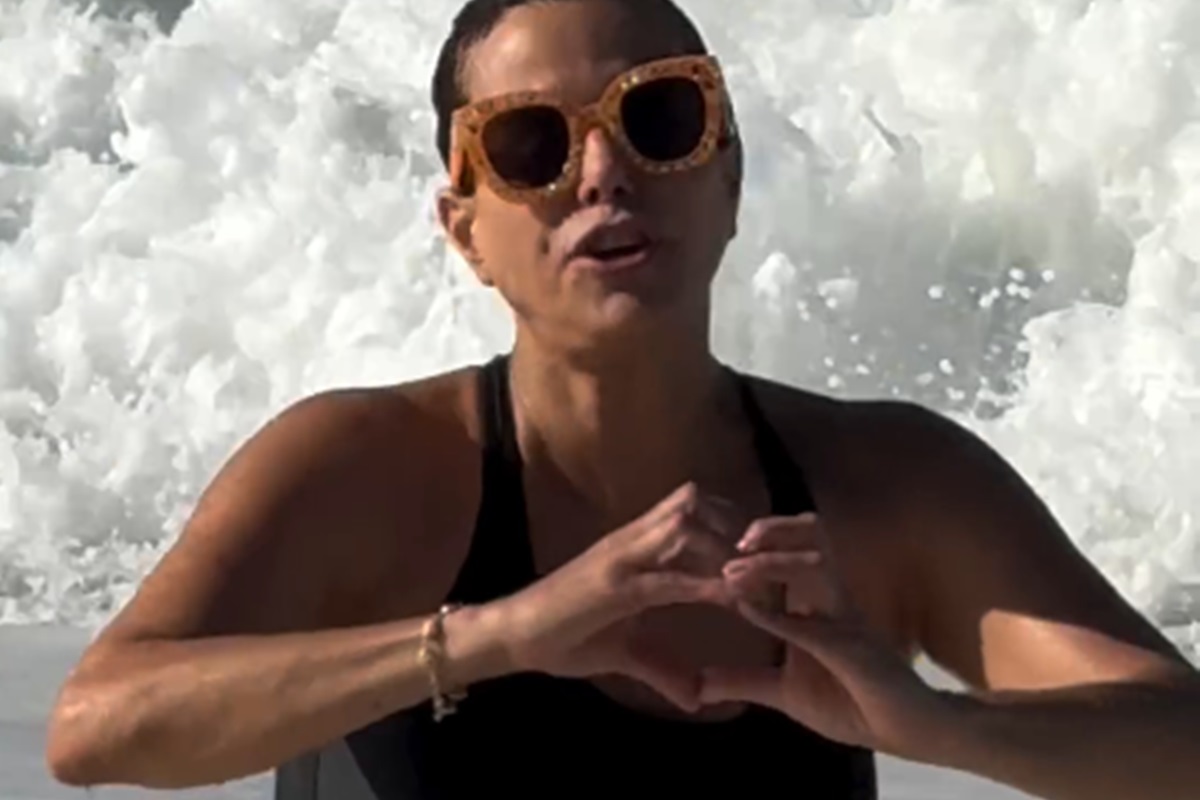 Vídeo. Narcisa homenageia o Rio Grande do Sul saindo do mar e viraliza ...